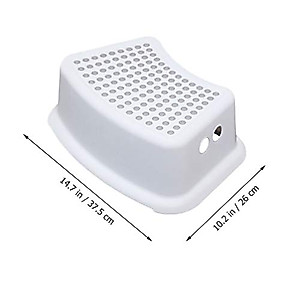 Garneck Portable Stool Toilet Training Step Stool Step Stool Kids Bedroom Potty Training Stool Safety Stools for Kitchen Bathroom Living Room Plastic Stool Toddler Step Stool