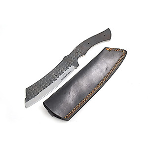 Old Ram Handmade Collection Chopper Clever Machete Full Tang Fix Blade Knife 14" Overall 1075 Hand Forged Carbon Steel (B.Blade)