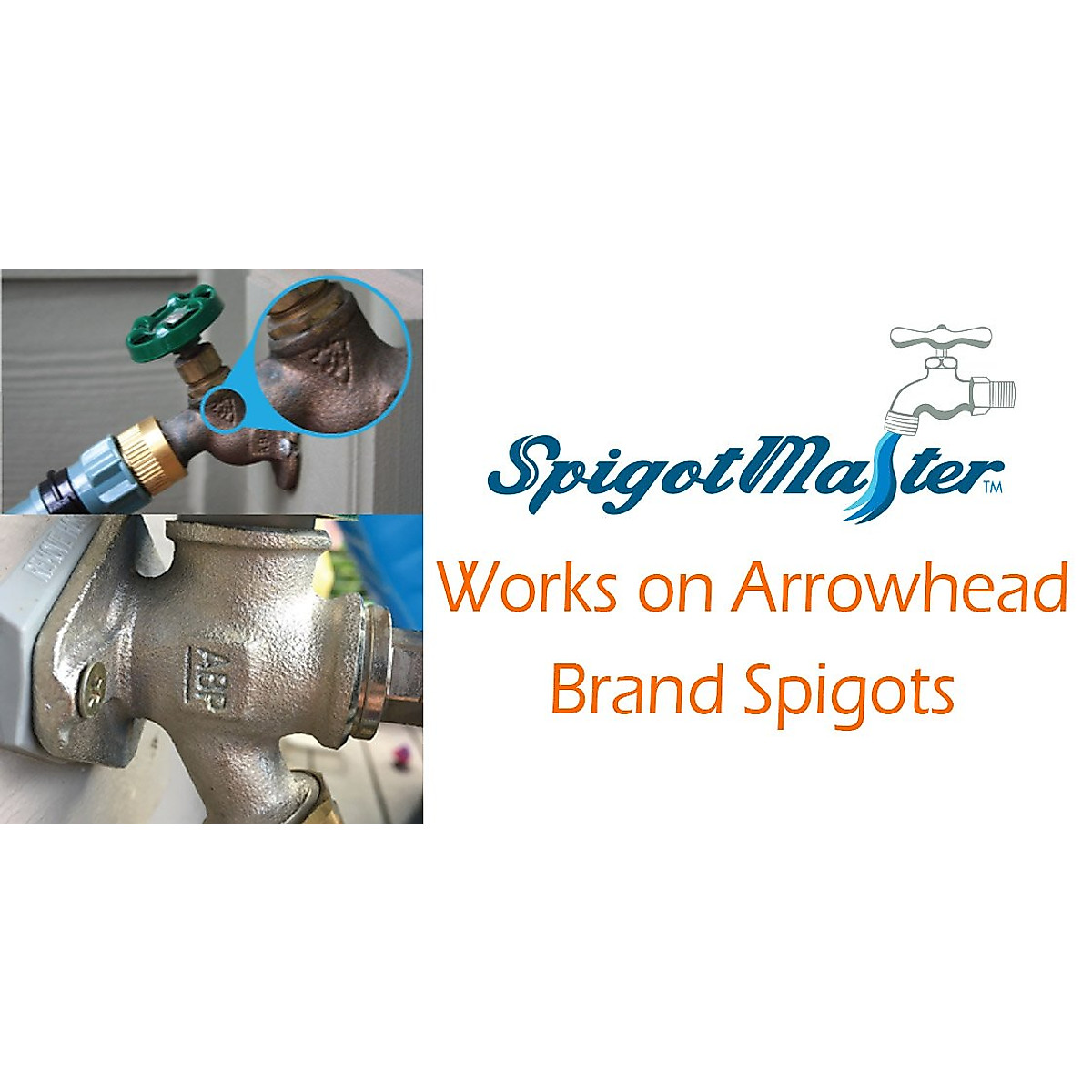 Spigotmaster ~ SM01 Vacuum Breaker Adapter~ Turns an Arrowhead Anti-Siphon Hose Bib Into a Straight Through Connection. Replaces 1019-a-486BFP & Fits: 482BFP(1, SM01)