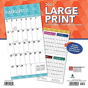 Large Print 2021 Calendar