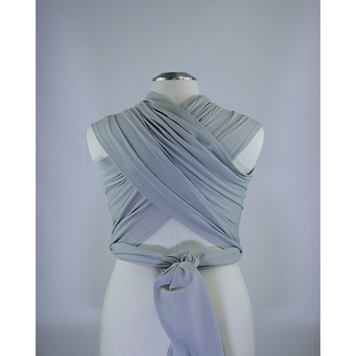 Everyday Wrap Baby Carrier by Beachfront Baby, Boardwalk Gray, one Size, Made with Repreve (Recycled Water Bottles), Water-Friendly, Moisture-Wicking