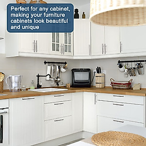 Koeka 30 pack 5 Inch Kitchen Cabinet Pulls Brushed Nickel Stainless Steel Kitchen Drawer Pulls Cabinet Handles Hardware Pulls for Dresser Drawers Ideal for Cabinetand Wardrobe 5" Length 3" Hole Center