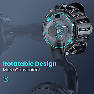 LISEN Magnetic Phone Holder for Car Mount Upgraded Clip Cell Phone Holder Car 360° Unobstructed Magnet Cell Phone Mount Strong Magnetic Vent iPhone Car Mount Compatible with All Smartphone & Tablet