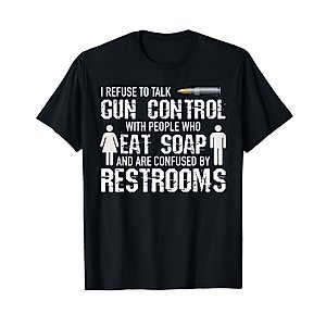 2nd Amendment Tee for Men Gun Rights Tee Pro Gun Debate T-Shirt