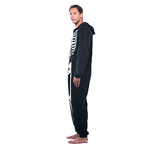 #followme M6259-NEW-S Skeleton Adult Onesie Costume