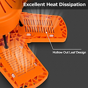 4 Pack LED Garage Light, Orange Led Garage Lights Halloween, 185W 18500LM LED Garage Ceiling Light, Super Bright Garage Lights Ceiling Led with 6+1 Deformable Panels, E26/E27 Bulb Socket Lighting