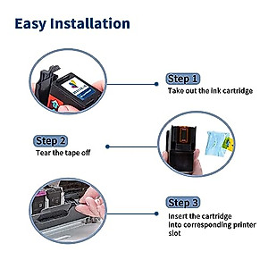 Relcolor 245XL 243XL Ink Cartridge Black for Canon MX490 MX492 MG2525 MG2522 TS3100 TS3120 TS3122 TS3300 TS3322 TS3320 TR4500 TR4520 TR4522 MG2500 MG2520 TS302 TS202 Printer PG 245 243 XL Higher Yield