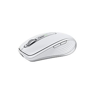 Logitech MX Anywhere 3 for Mac – Wireless, Ultrafast Magnetic Scrolling, Any Surface, 4000DPI Sensor, USB-C, Bluetooth,MacBook Pro/ Air,iMac,iPad Compatible - Pale Grey