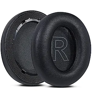Sodorous Life Q20 Ear Pads Replacement Ear Cushion Foam Softer Protein Leather Earpads Compatible with Anker Soundcore Life Q20 / Q20 BT Headphones, Softer Leather Foam