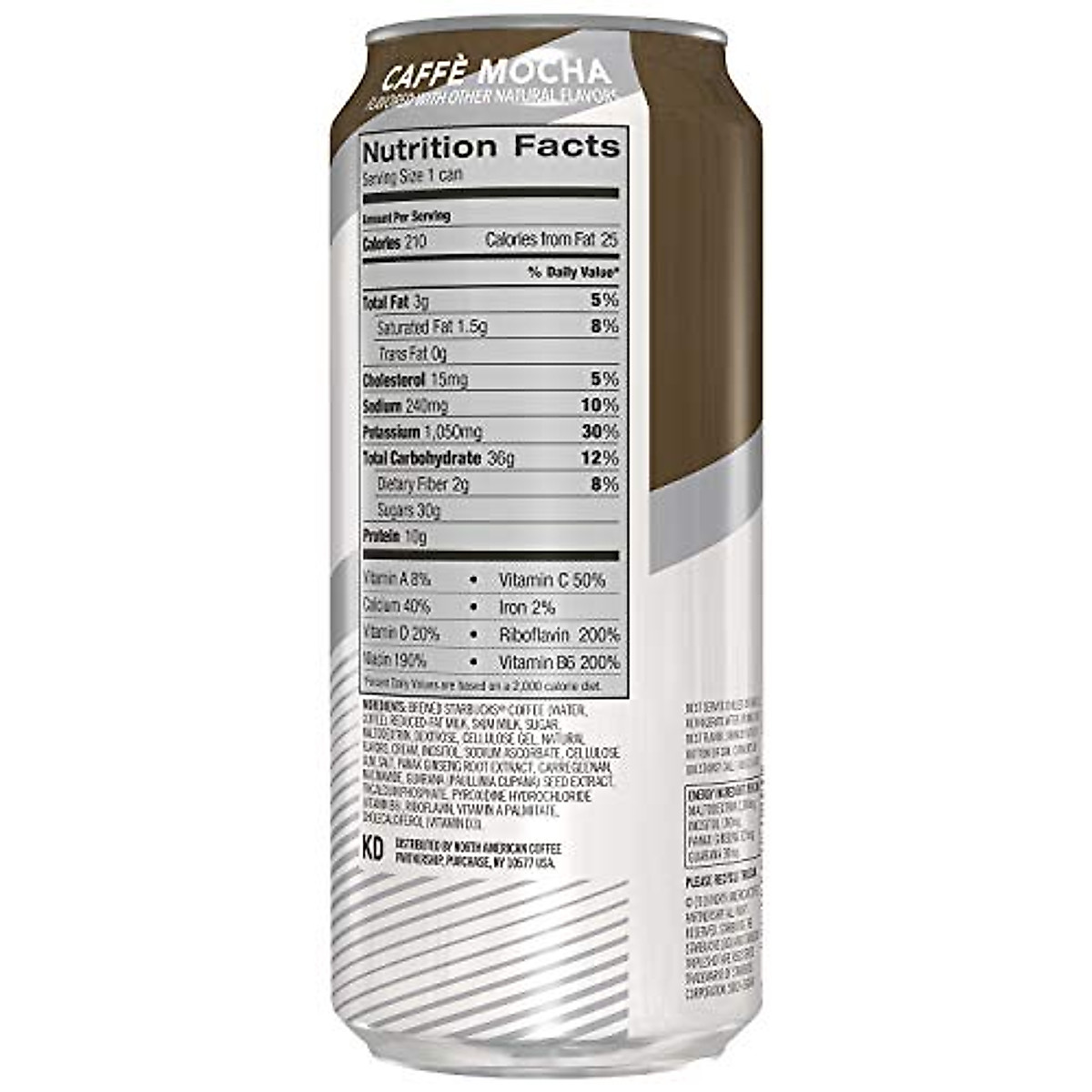 Starbucks Tripleshot Energy Extra Strength Espresso Coffee Beverage, Caffe Mocha, 225mg Caffeine, 15oz cans (12 Pack)