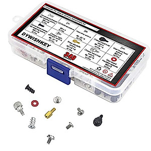 DYWISHKEY Computer Screws Standoffs Set Assortment Kit, 340 PCS