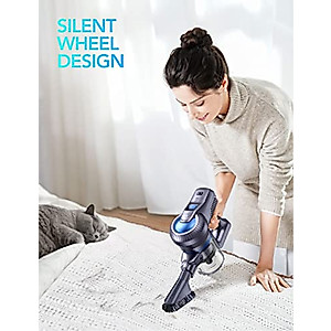 Greenote Cordless Vacuum Cleaner, 23000PA Stick Vacuum 4 in 1, 200W with Dual Digital Motor LED Headlights, 35 Mins Runtime, Handheld Lightweight Vacuum for Home Hard Floor Carpet Pet Car
