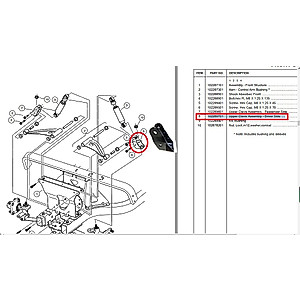 Golf Cart Club Car Driver Side Clevis | Precedent Driver Clevis Replace OEM # 102289701