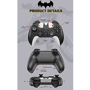 arVin Bluetooth Controller for iPhone/iPad/iOS/Android/Tablet/Switch Controller, Wireless Gaming Gamepad for iPhone14/13/12/11, Samsung Galaxy S22/S21/S20 Ultra with Phone Holder, Back Button, Turbo