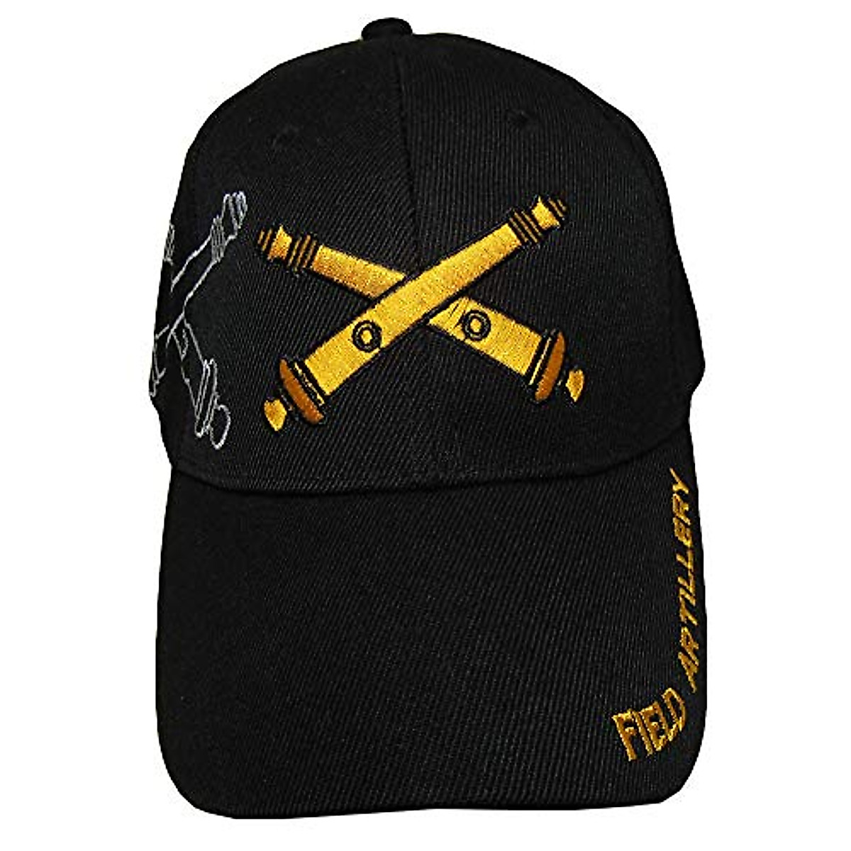 Trade Winds U.S. Army Field Artillery Military Cap U.S. Army Black Military HAT