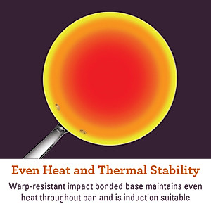 Breville Thermal Pro Stainless Steel Frying Pan / Fry Pan / Stainless Steel Skillet - 10 Inch, Silver