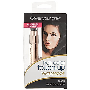 Cover Your Gray Waterproof Chubby Pencil, Black, 0.1 Ounce