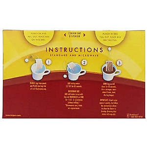 Folgers Coffee Singles Classic Roast Coffee Bags, 6 Ounce, (Pack of 38)