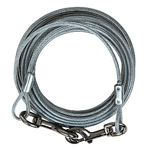 Petmate-144436 Aspen Pet Tieout Cable, 20 Feet