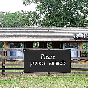 Large Banners and Signs Blank Banner Polyester Oxford Cloth Sublimation Banner with Hanging Rope for Indoor Wall Outdoor Easy Hang Signs DIY Banner Signs for Business Office (Black,2 x 4 Feet)