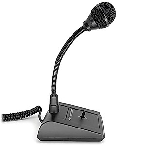 Pure Resonance Audio PTT1 Desktop Push to Talk Microphone