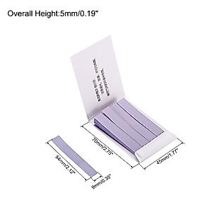 PATIKIL PH Test Strips, 4 Pack 320 Indicator Papers Litmus Tester for Water Food Soil Acid Testing, Blue