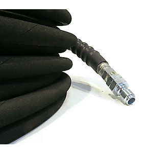 The ROP Shop | 50' Black Kobrajet Hose with Quick Disconnects for MTM Hydro 30.0169, 30.0049 QC