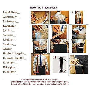 High-End Suits Men's Tailcoat Formal Slim Fit 3-Piece Suit Long Jacket Dinner Tuxedo Wedding Tux & Vest & Trousers Purple