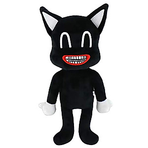 Cartoon Black Cat Plush Stuffed Toy, Soft Animal Cat Plush Toys Kids Birthday/Easter Day Ideas