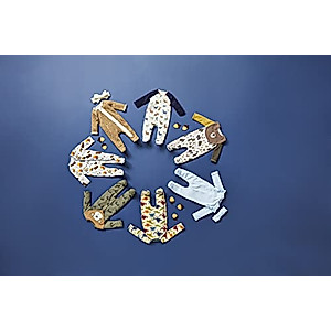 Mud Pie Boys' S'More Sleeper, White, 6 Months/9 Months