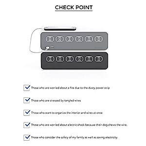 A-Blue BOXTAP Cord Organizer + 3 USB Port Design multitap