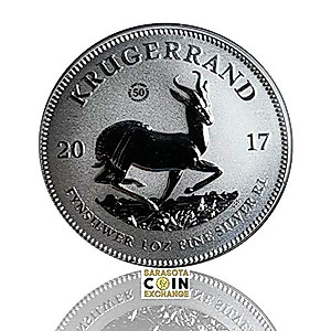 2017 ZA Krugerrand 2017 South Africa 1 oz Silver Krugerrand Premium Uncirculated Coin GEM Premium Uncirculated $1 Gem Uncirculated MS