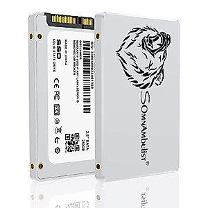 Somnambulist Computer Components ssd Disk sata 3 Built-in Hard Disk Storage Suitable for Personal Computers and laptops 2tb 120gb 960gb 240gb (White Bear 2TB)