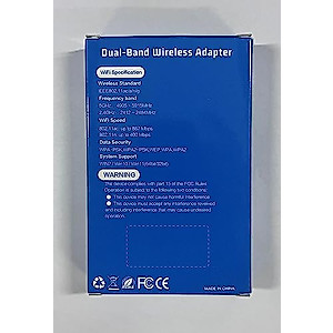 USB WiFi Adapter, Ortiny 1300Mbps WiFi USB Dual Band 5G/2.4G Wireless Network Adapter for Desktop Laptop PC, Dual Band WiFi Dongle Wireless Adapter for Supports Windows 11/10/8/7, Mac OS 10.9-10.15