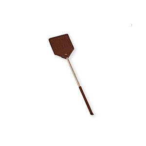Leather Fly Swatter - Cognac - Pack of 2 - Insect Catcher - Insect Catcher - Insect Catcher - Leather Fly Swatter