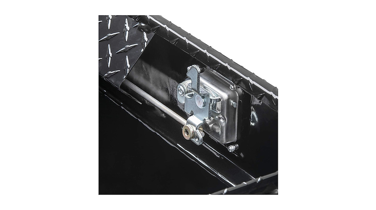 UWS Wedge Chest Aluminum Tool Box - Black Notched Beveled Lid