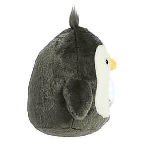 Aurora World Snowglobe Bellies - 5" Snow Much Fun Penguin, Grey