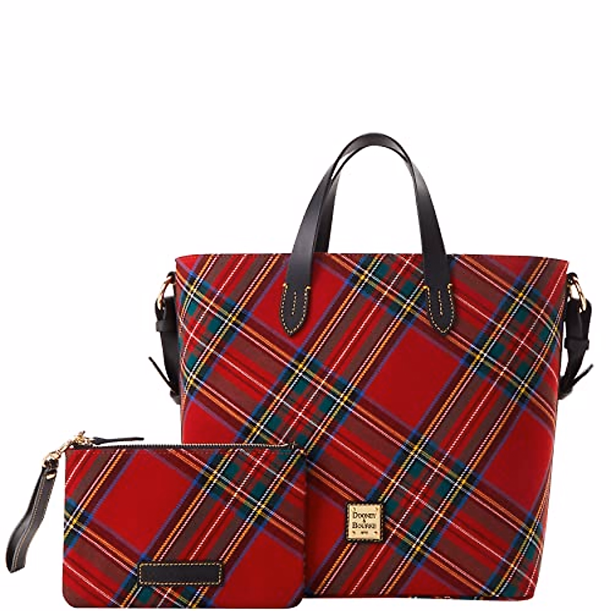 Dooney & Bourke Tartan Lilliana With Pouch