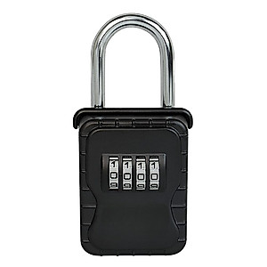 Key Lockbox Hide A Key Outdoor Hanging Lock Box Keysafe For Keys with Set Your Own 4 Digit Combination Code - Vault Locks 3200 (1)