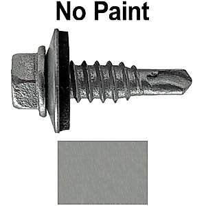 #14 x 7/8" Metal to Metal Type #1 NO PAINT 5/16" Hex Head -Drill Point - Stitch Tek - Metal to Metal Roofing Screws. 9/16" EPDM Washer