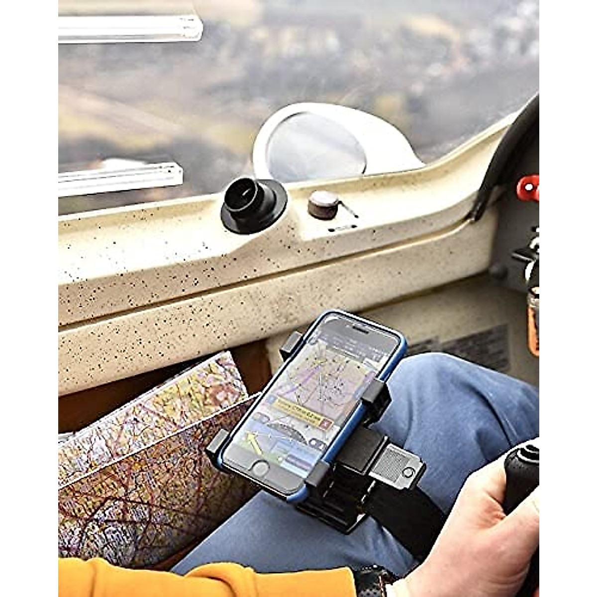 Pilot Kneeboard for Smartphones, Mini Tablets, iPhone, iPad Mini, Android