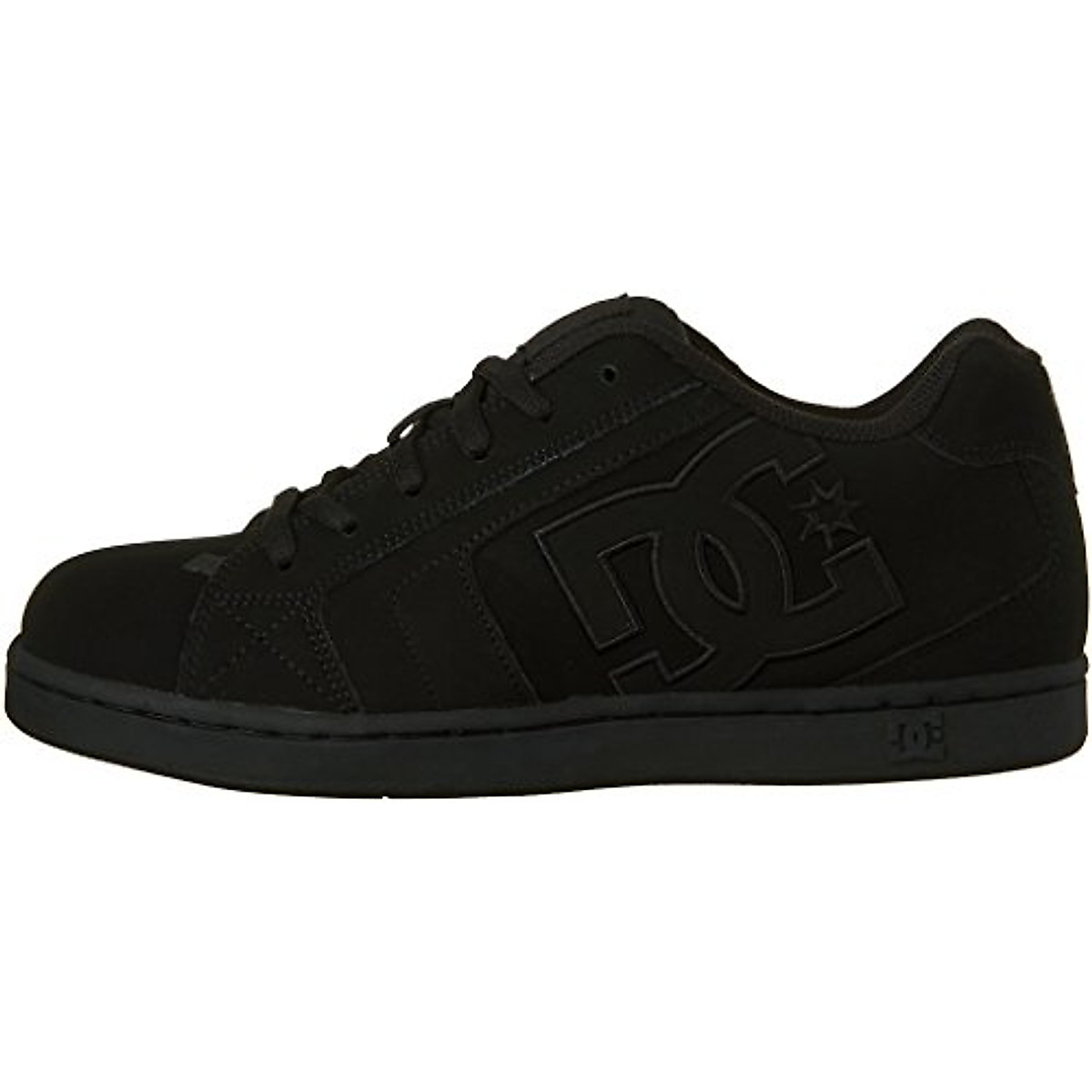 DC mens Net Skate Shoe, Black/Black/Black, 9 US