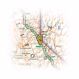 Tahoe Rim Trail Map (National Geographic Topographic Map Guide, 1013)