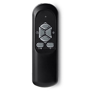 LifeSmart LifePro Electric Space Heater, 1500W Portable Infrared Quartz Heater with Remote, Brown