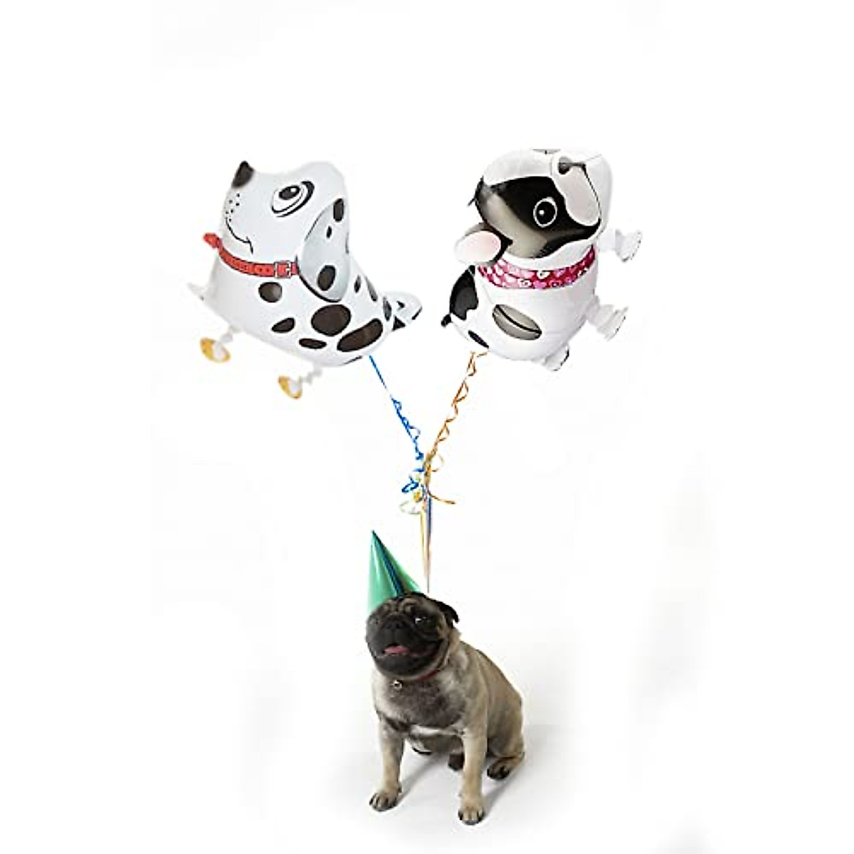 SOTOGO 14 Pieces Walking Animal Balloons Pet Dog Balloons Dog Balloon Air Walkers, Kids Gift Birthday Party Décor