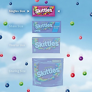 SKITTLES Candy, Wild Berry Fruit Chews Candy, 2.17 oz (36 Count)