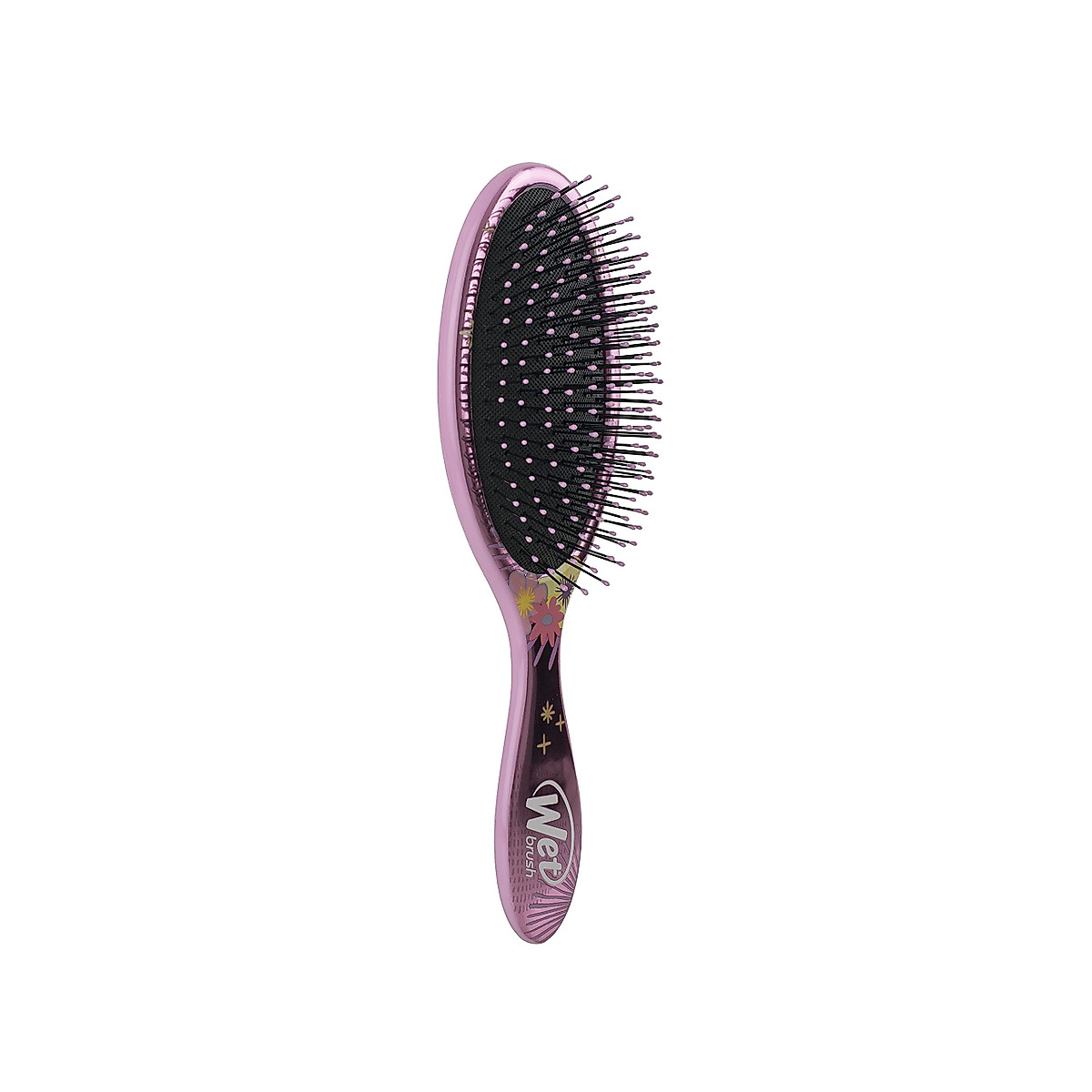 Wet Brush Disney Original Detangler Brush Princess Wholehearted - Tiana, Light Purple - All Hair Types - Ultra-Soft IntelliFlex Bristles Glide Through Tangles with Ease