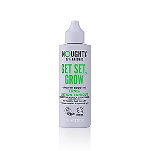 Noughty 97% Natural Get Set Grow Tonic, Leave in Treatment for Thicker and Fuller Looking Hair, 97% Natural, with Pea Complex and Hyaluronic Acid 75ml