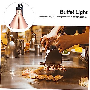 ULTECHNOVO 1pc Food Warmer Lamp Turtle Tank Heater Dome Light Bulb Bottle Warmer Portable Food Warmer Light Retractable Heat Lamp Countertop Heat Lamp Buffet Food Warmer Light Buffet Light