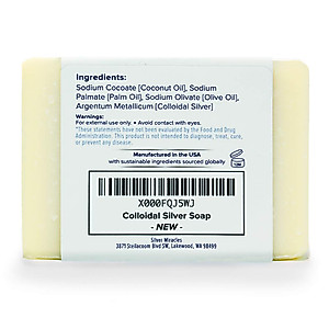Silver Miracles - Colloidal Silver Soap - 3 pack
